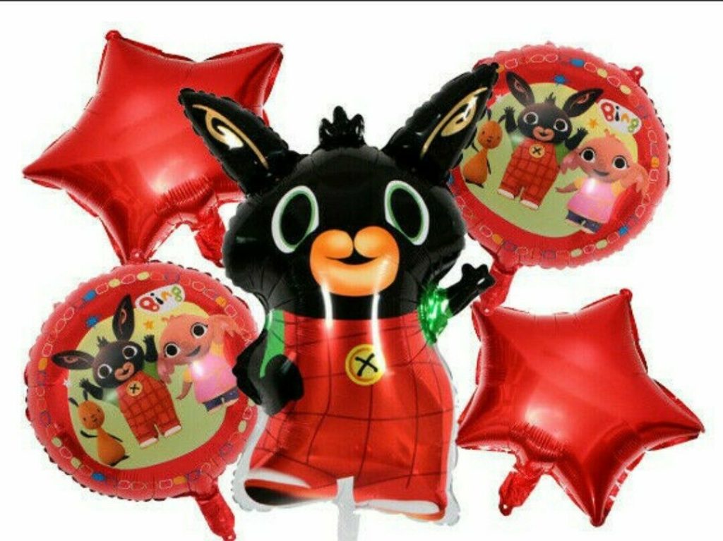 Bing Bunny Balloons Bouquet - Maria’s Parties | Personalised Party ...